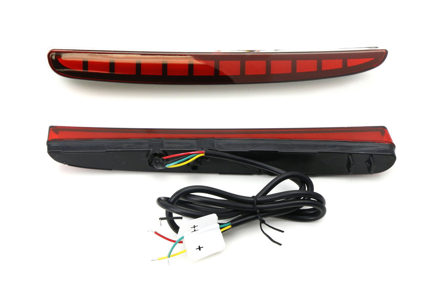 Red Lens Full LED Bumper Reflector Tail & Brake Lights For 2017-21 Hon ...