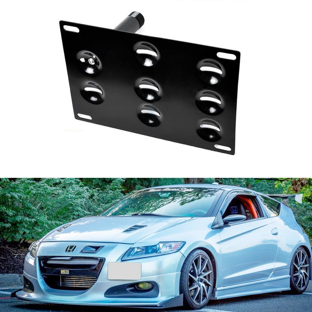 JDM Style Bumper Tow Hook License Plate Bracket Mount Holder For 11-22 ...