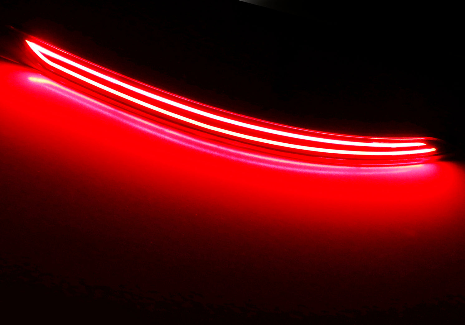 Red Lens Full LED Bumper Reflector Tail & Brake Lights For 17 18 Hyund ...