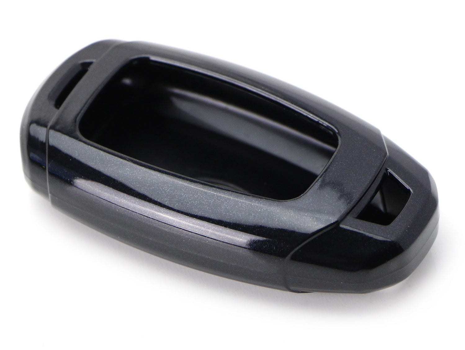 Black Gloss Finish Hard Shell Key Fob Cover For Hyundai Kona Veloster ...