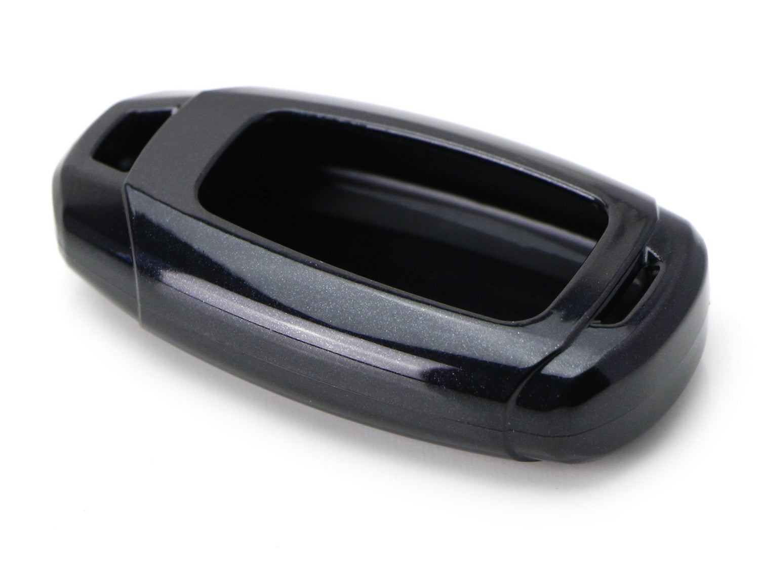 Black Gloss Finish Hard Shell Key Fob Cover For Hyundai Kona Veloster ...