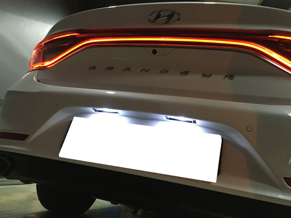 18-SMD LED License Plate Light Kit For Hyundai Sonata Elantra Veloster ...