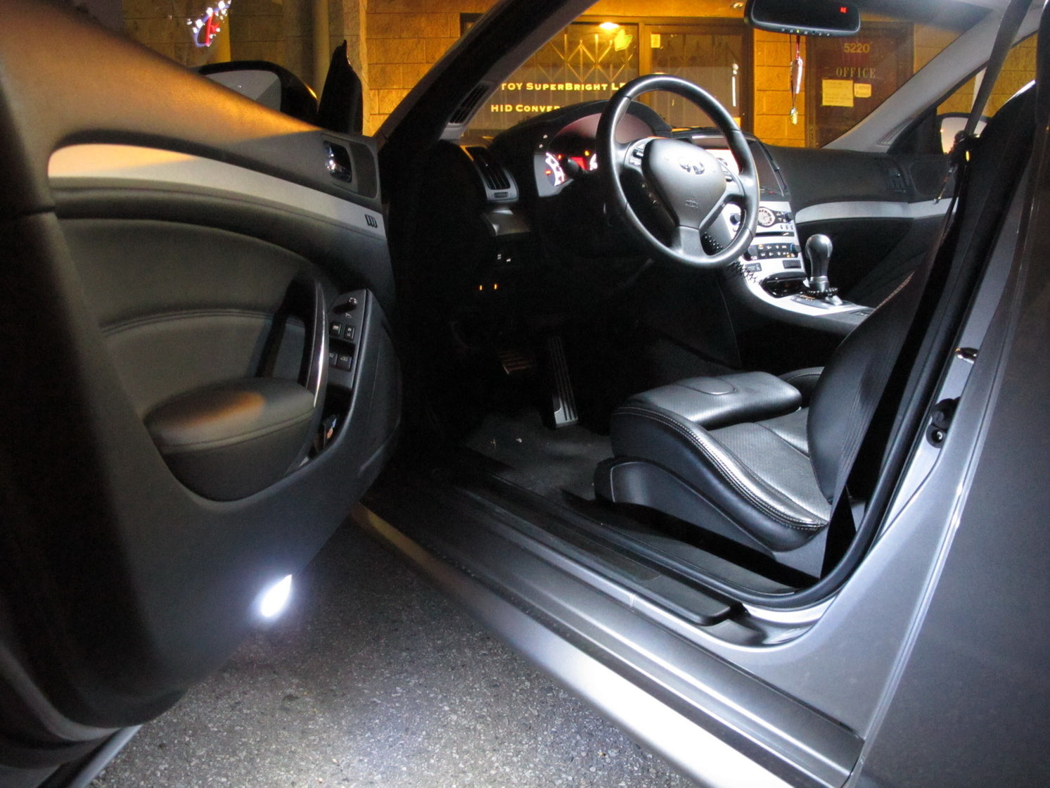 White Full LED Side Door Courtesy Light Kit For Infiniti G35 G37 M37 Q ...