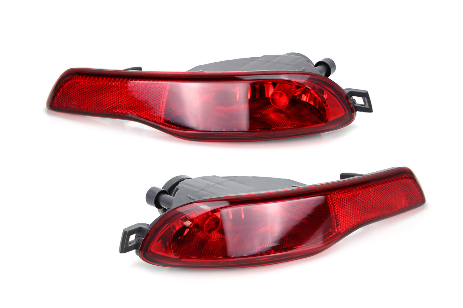 LED Rear Bumper Reflector Rear Fog Light Kit w/Red LED Bulbs For 14-18 — iJDMTOY.com