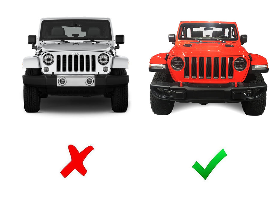 Dual 20W 2x2 LED Pod Light w/Rear Bumper Mount, Wire For 18-up Jeep Wr ...