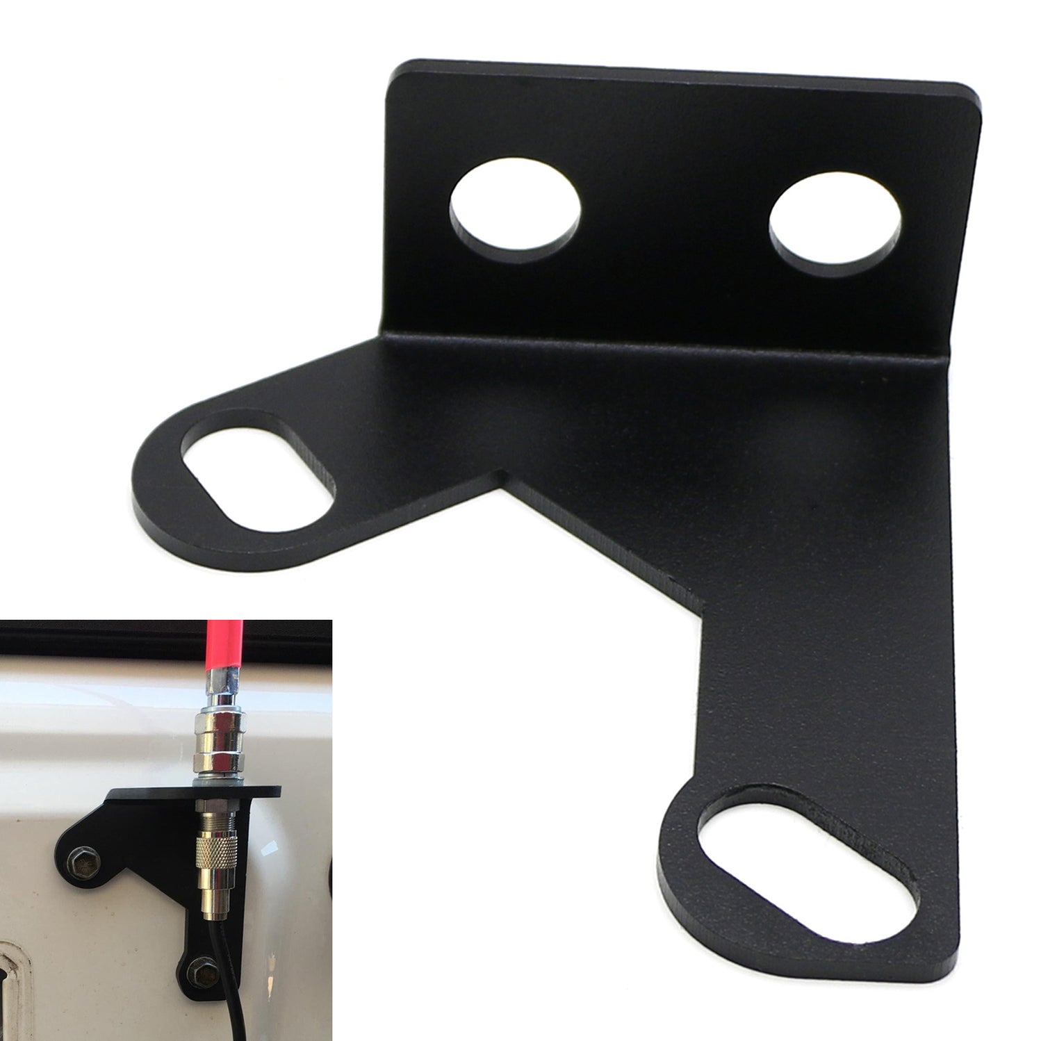 Dual CB Antenna Mounting Bracket For 2007-2018 Jeep Wrangler JK Unlimi ...