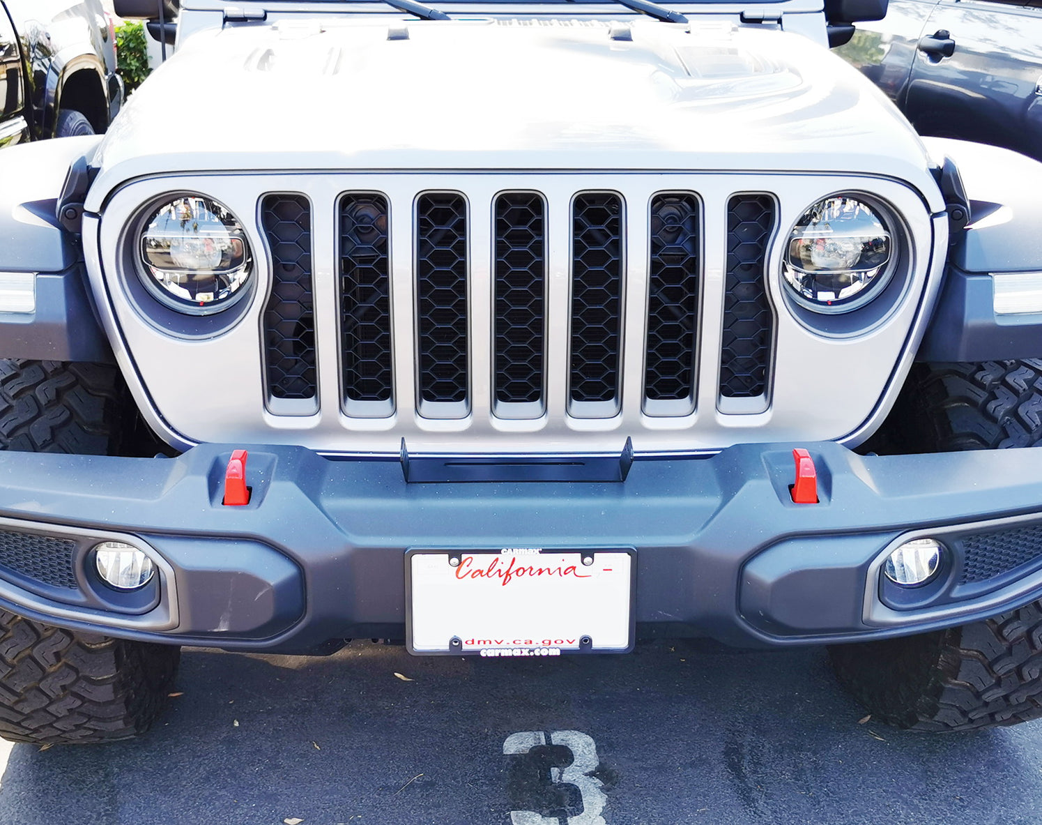 Bumper Mount Light Bar Kit w/ Bracket, Wirings For Jeep Wrangler JK JL ...