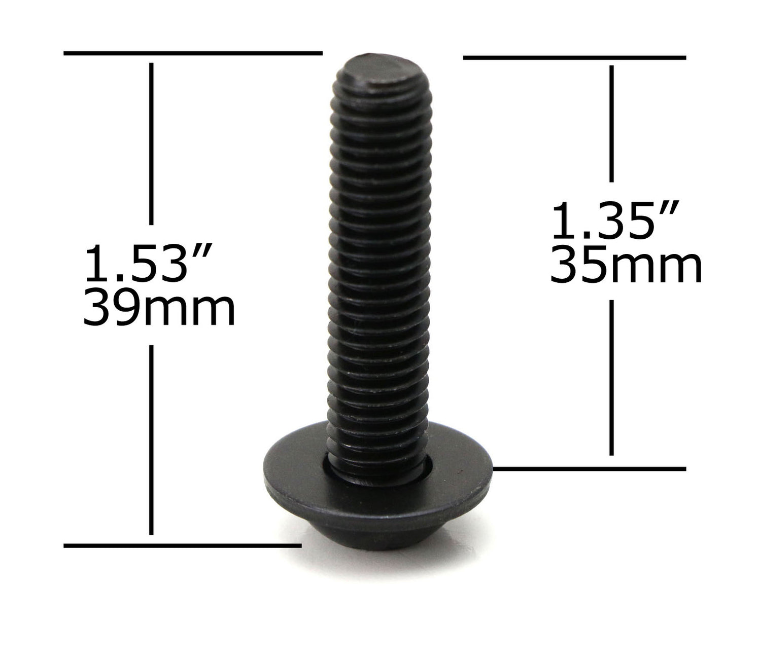 4-Set OEM-Spec 1.5" Extra Long M8 Torx Screws w/Washers For Jeep Wrang ...