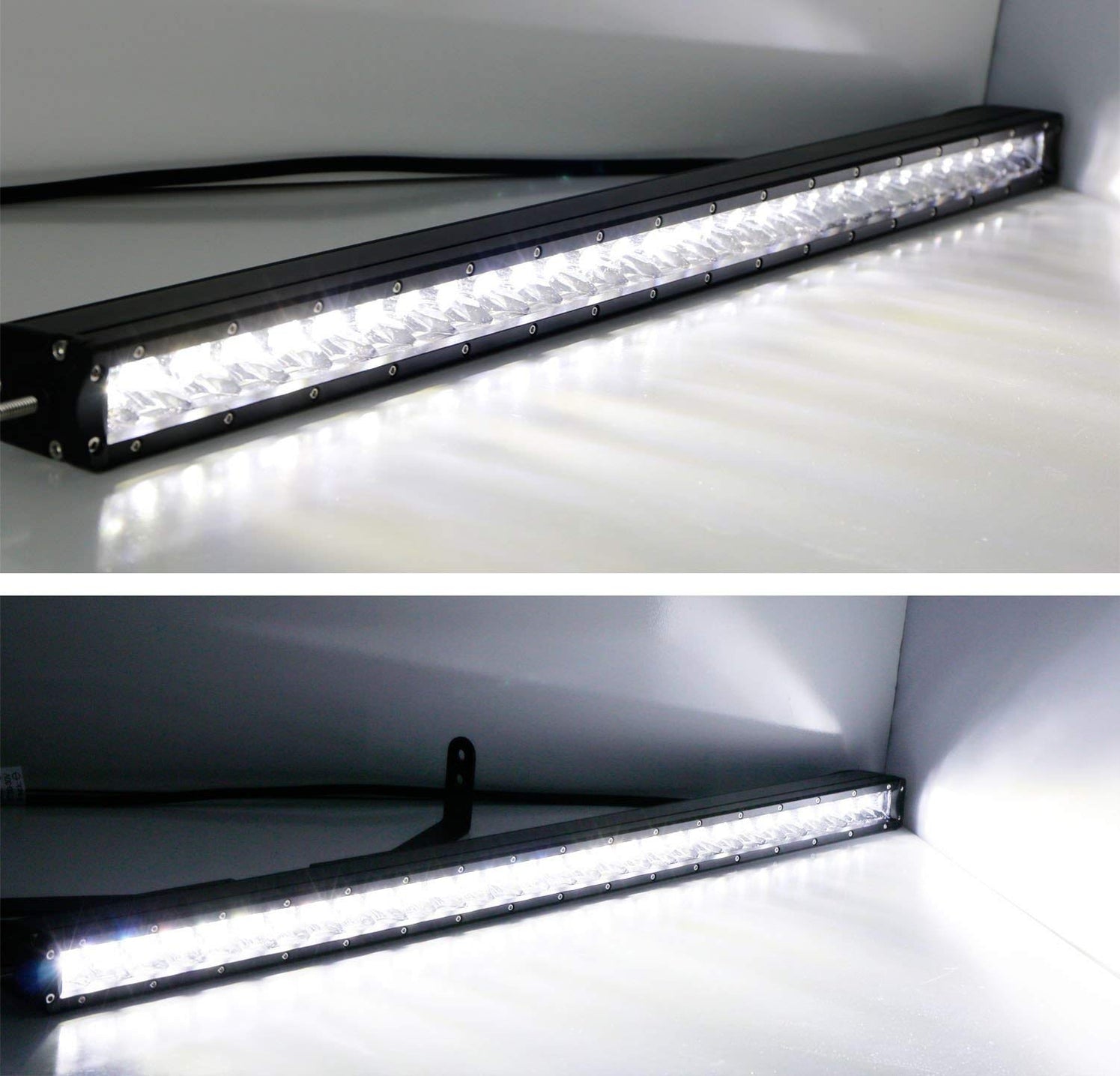 Above Rear Window Mount 30-Inch LED Light Bar Kit For 07-up Jeep Wrang ...