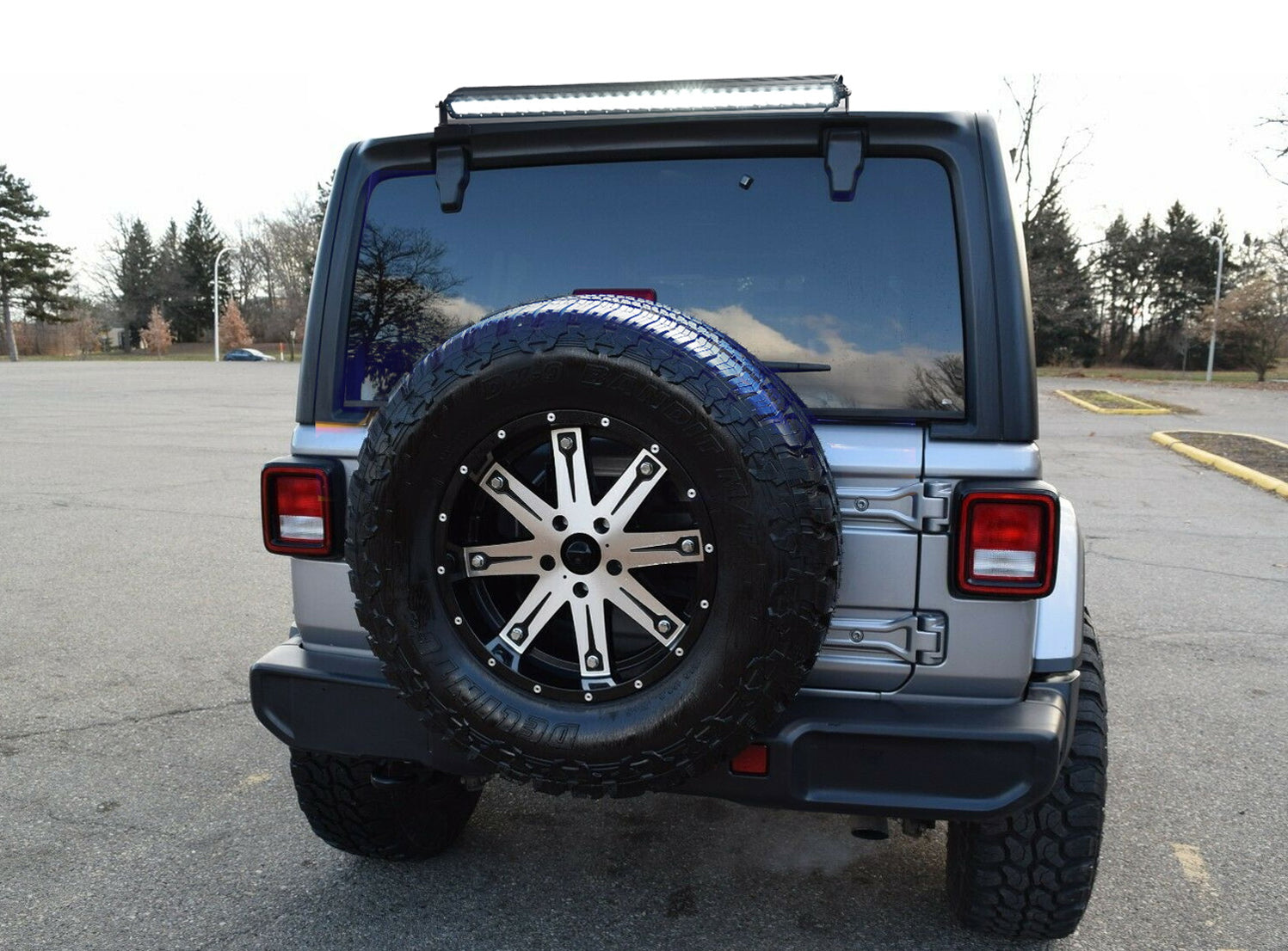 Above Rear Window Mount 30-Inch LED Light Bar Kit For 07-up Jeep Wrang ...