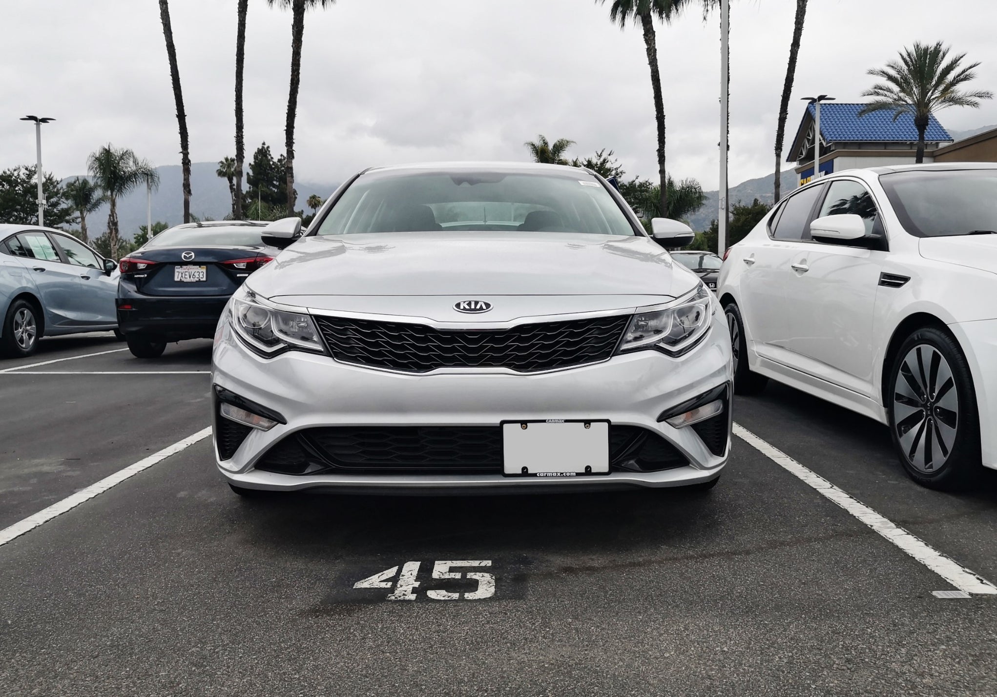 Front Grille Mesh Mount LicensePlate Relocator For Kia Optima, Stinger ...