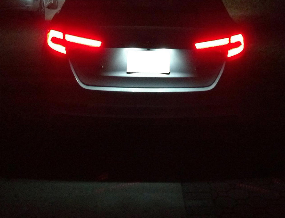 White CAN-bus LED License Plate Lights Assy For Kia Optima K5, Hyundai ...