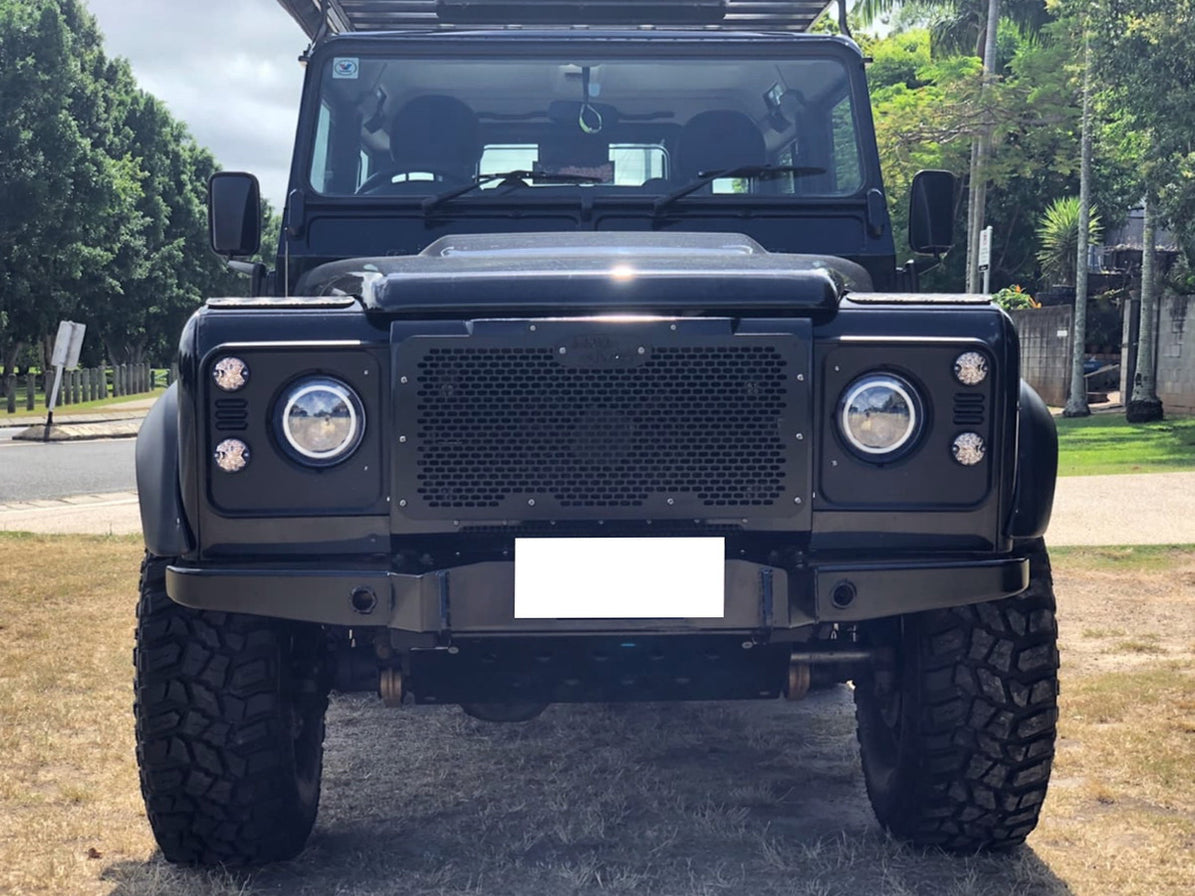 Amber LED Front & Rear Turn Signal Light Kit For Land Rover Defender S ...