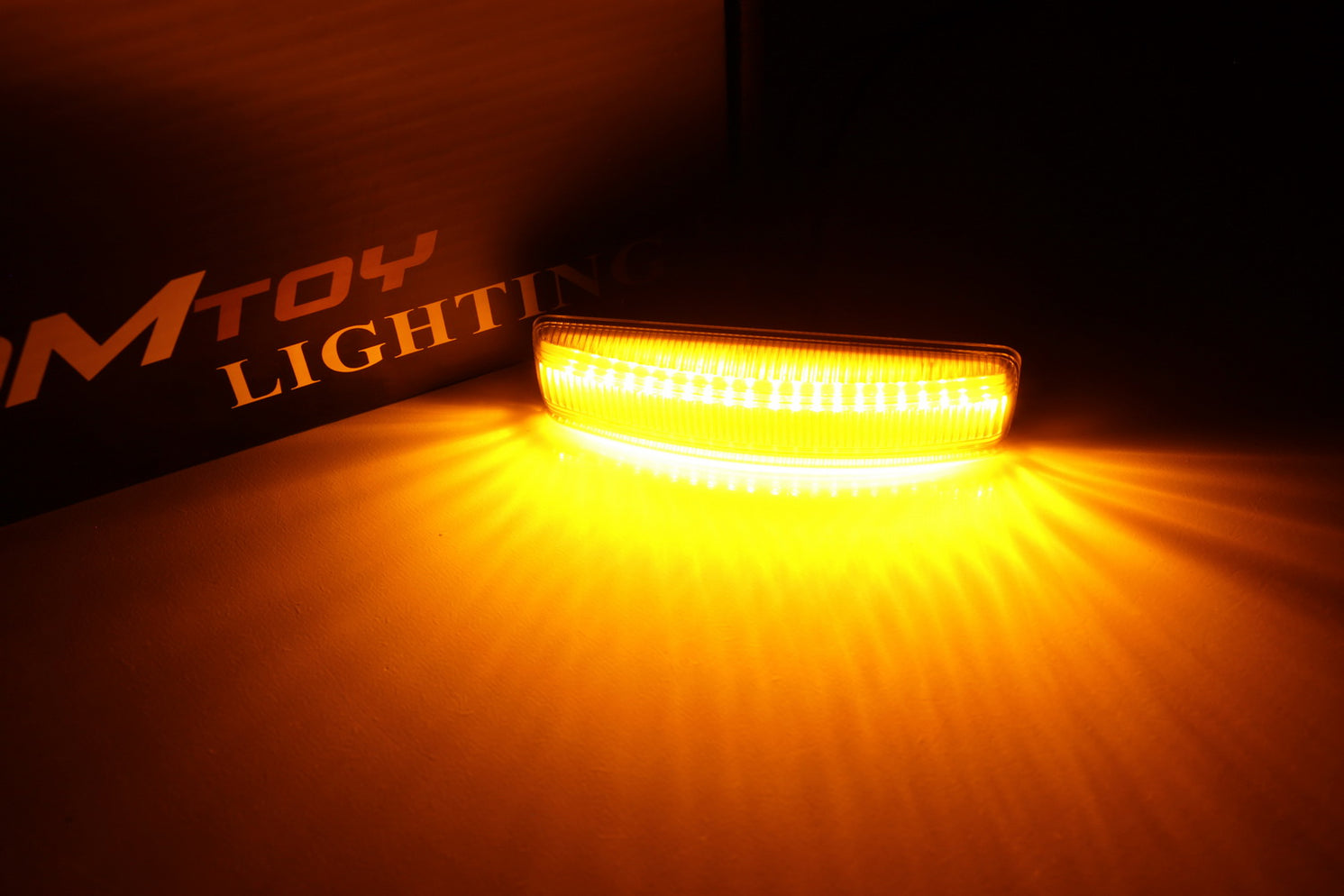 Smoked Lens Amber LED Side Marker Lights For Range Rover Sport Discove ...