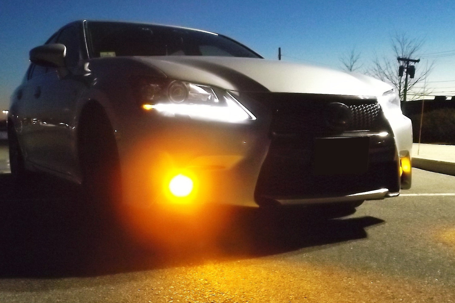 3000K Yellow JDM LED Fog Light Assembly Kit For 13-15 GS350 GS460 F-Sp ...