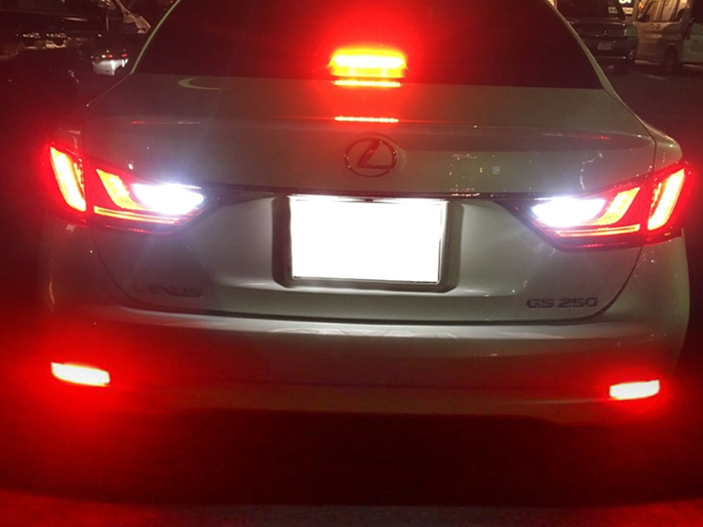 Red Lens 80-SMD LED Bumper Reflector Marker Lights For 2013-2018 Lexus ...