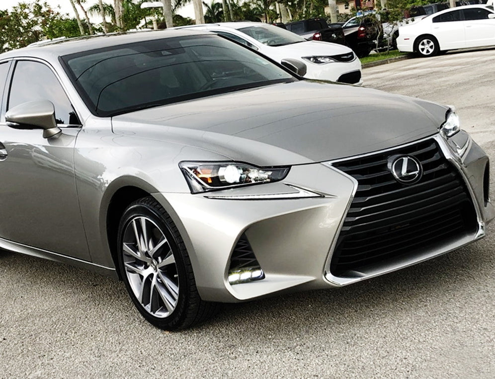 JDM Tri-Projector High Power LED Fog Light Kit For 17-20 Lexus IS (Non ...