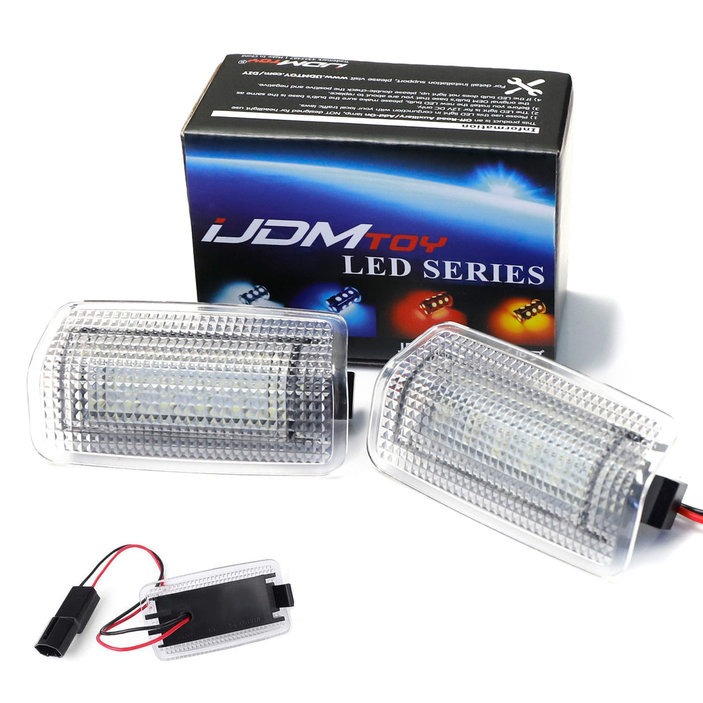 OEM-Replace Ice Blue Full LED Side Door Courtesy Lights Assy For Lexus ...