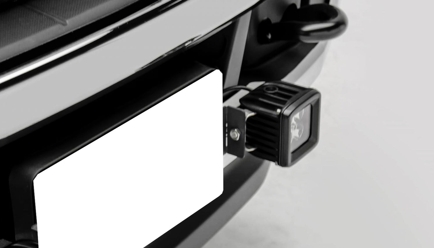 Universal Fit Steel License Plate Frame Mount Brackets For 3-Inch LED ...