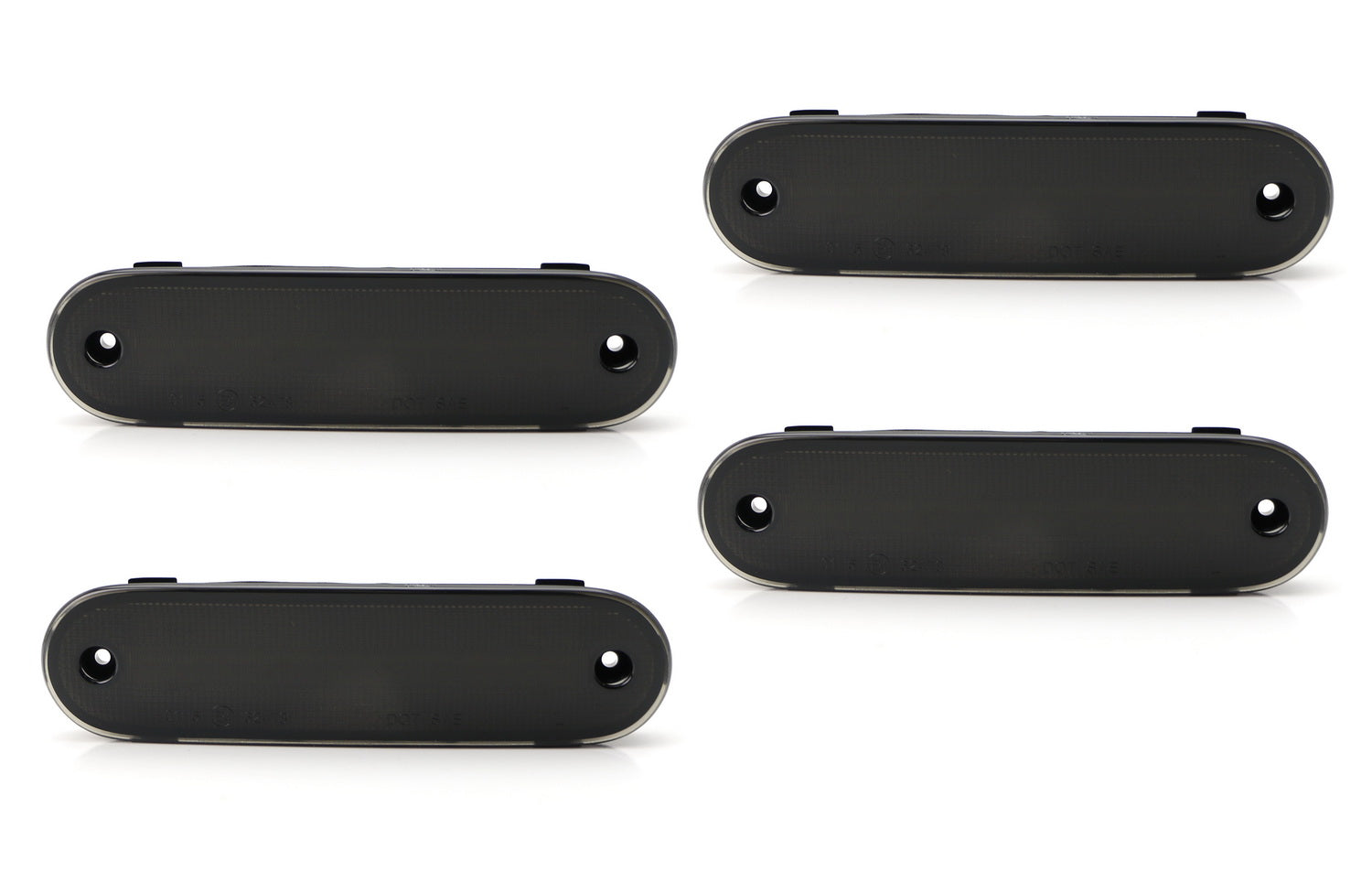 Smoked Lens Amber/Red Full LED Side Marker Light Kit For 90-05 Mazda M ...