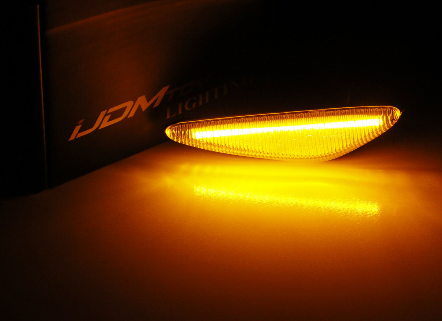Clear Lens Amber LED Front Side Marker Light Kit For 16-up Mazda MX-5 ...