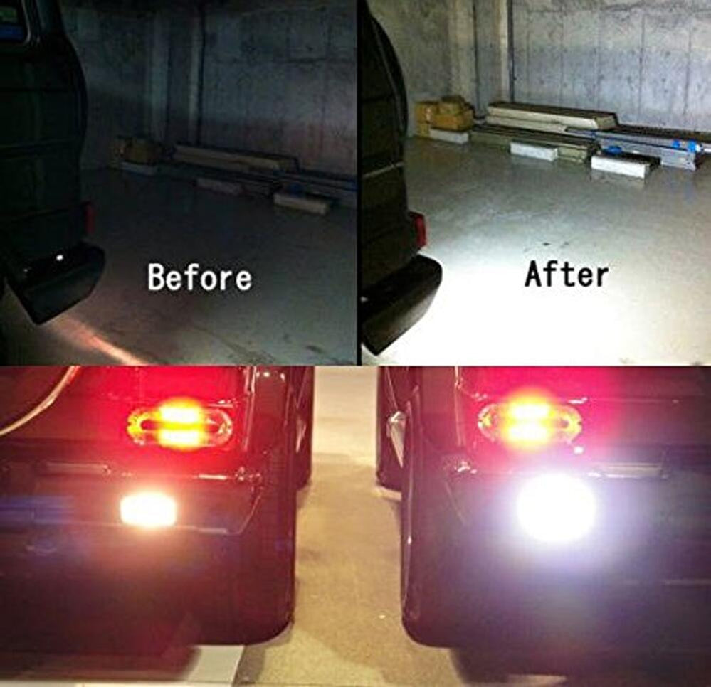 Red Lens Full LED Rear Foglight, Backup Reverse Lamps For Mercedes W46 ...