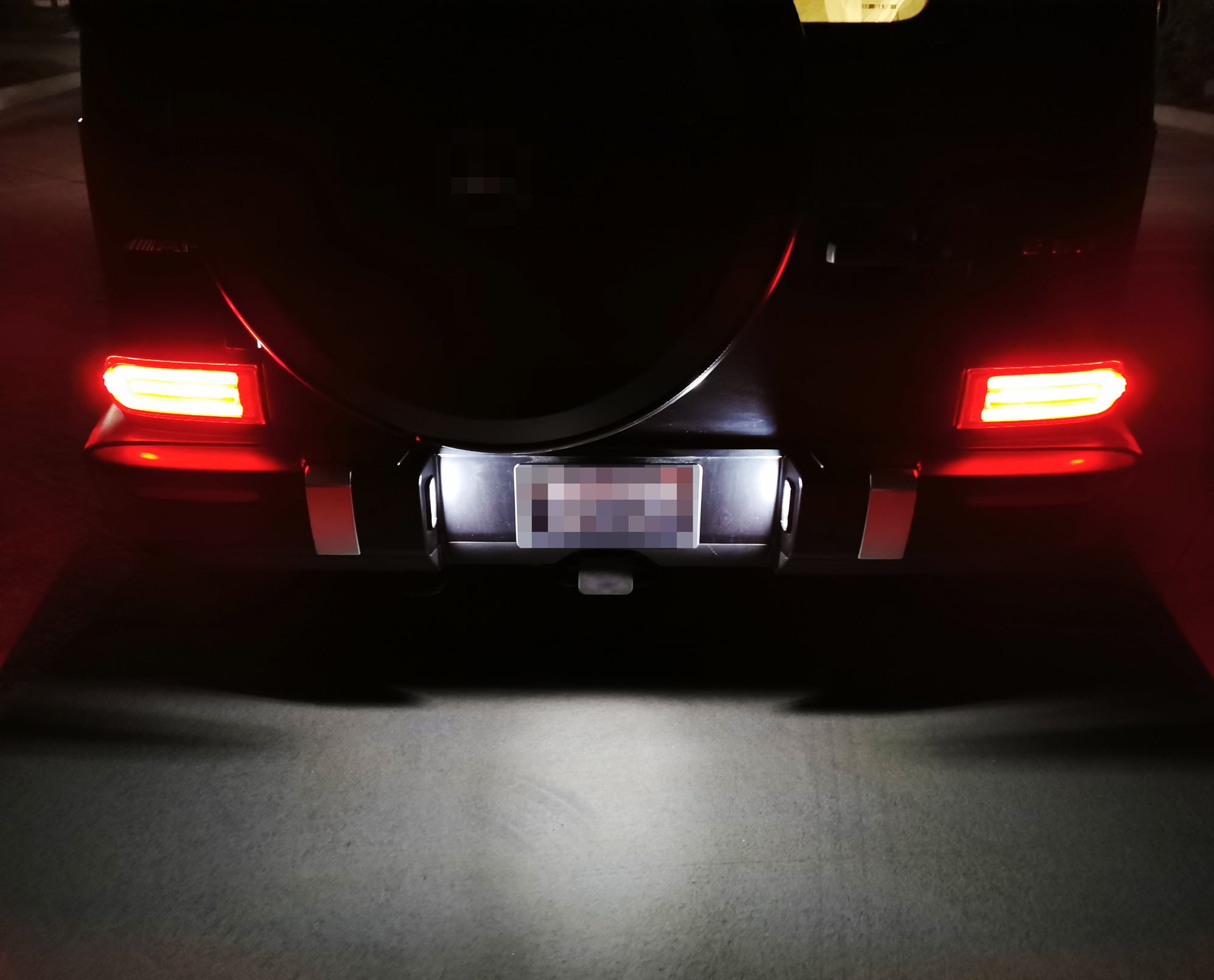 18-SMD Full LED License Plate Lamps For Mercedes 2013-18, 2019-up G-Cl ...