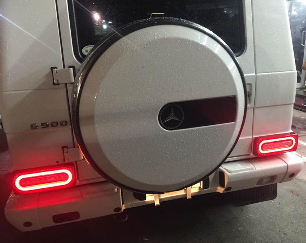 Red Lens Full LED Sequential Turn Signal/Tail Lights For 99-18 Mercede ...