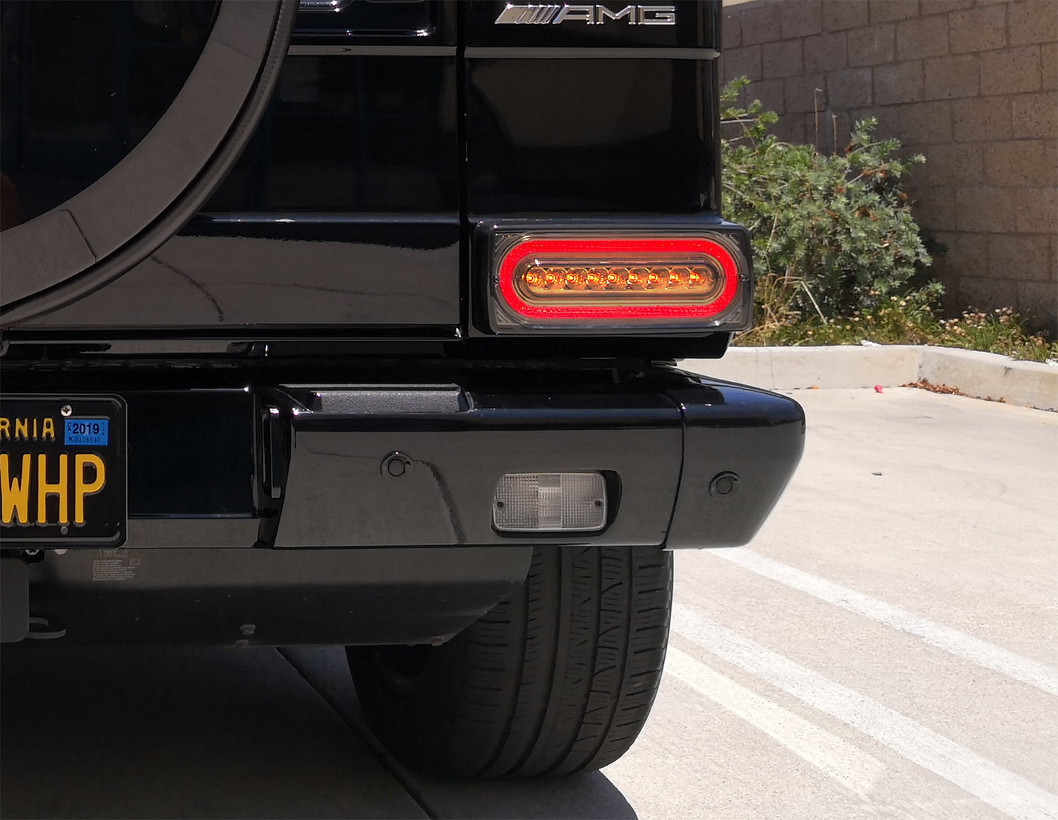 Red Lens Full LED Turn Signal/Tail Lights For 1999-2018 Mercedes W463 ...