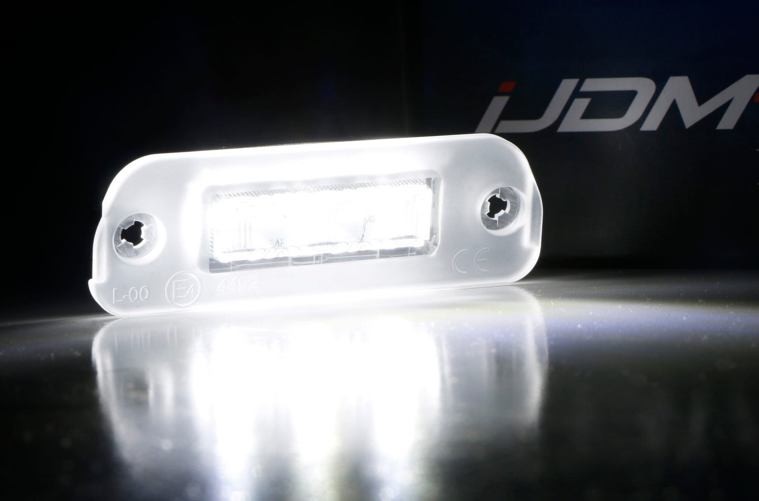 White CAN-bus LED License Plate Lights For Mercedes ML GL R Class Dies ...