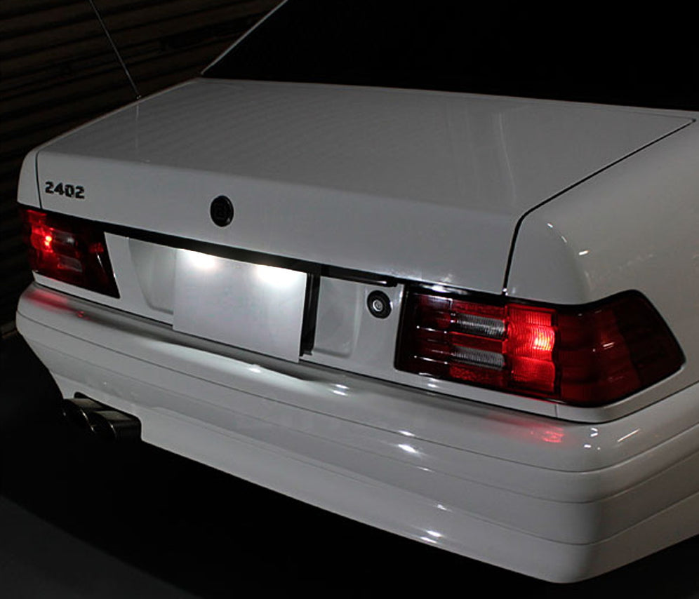 OE-Fit 3W Full LED License Plate Lights For Mercedes W124 W201 E, W202 ...