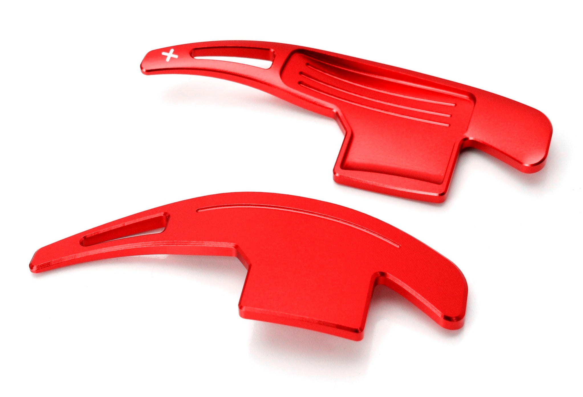 Red Aluminum Steering Wheel Paddle Shifter Extensions For 2015-23 Ford ...