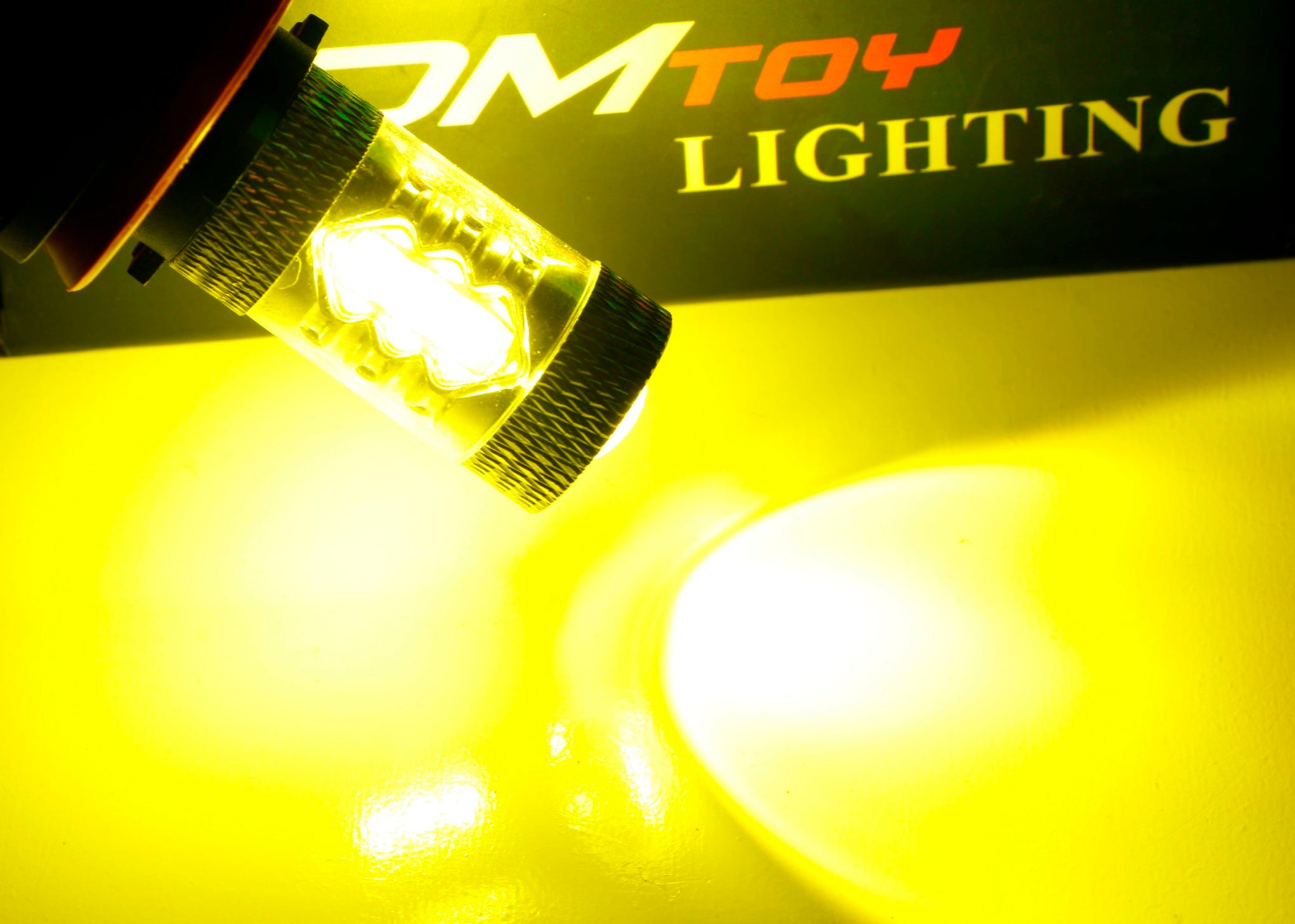 Selective Yellow 80W CREE 5202 2504 LED Bulbs For Fog Lights Driving L ...