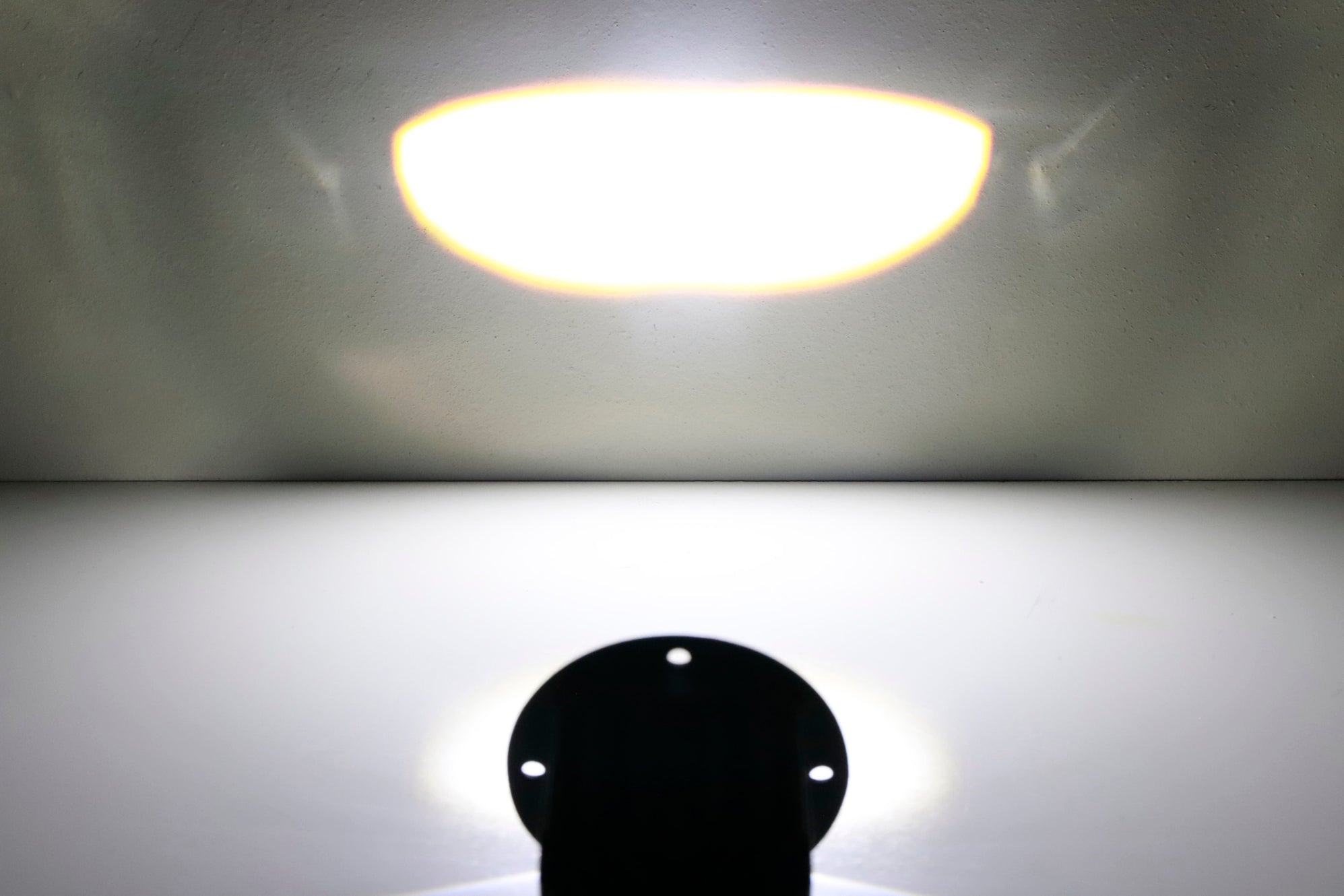 20W White/Yellow 3" Round Shape Projector Flush Mount Off-Road LED Pod ...