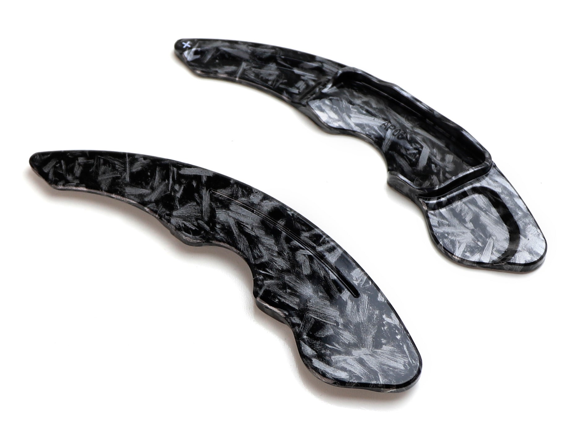 "Forged Carbon" Style Larger Steering Wheel Paddle Shift For Lexus IS ...