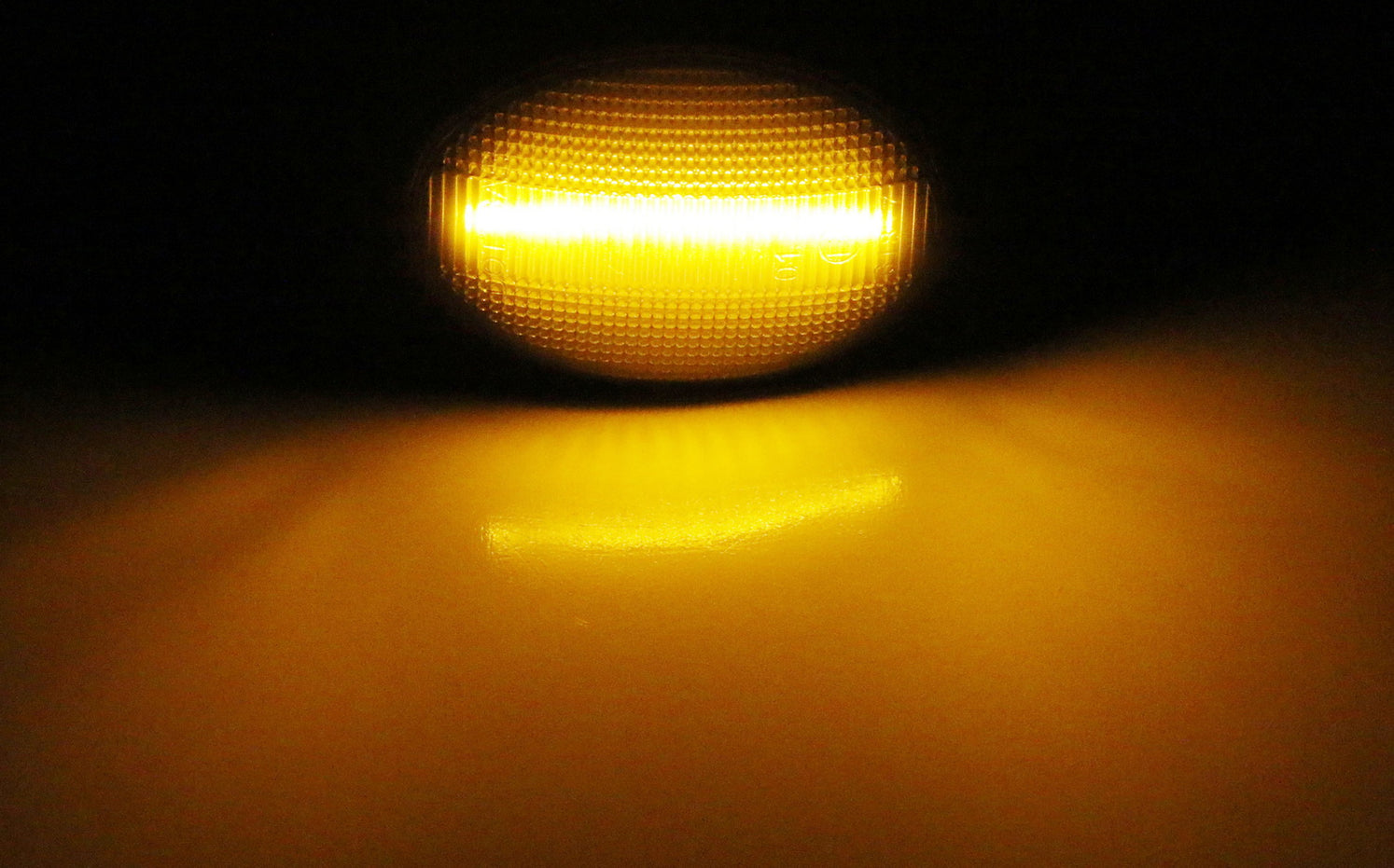 Amber Full Strip LED Fender Side Marker Blinker Lights For Gen2 MINI C ...