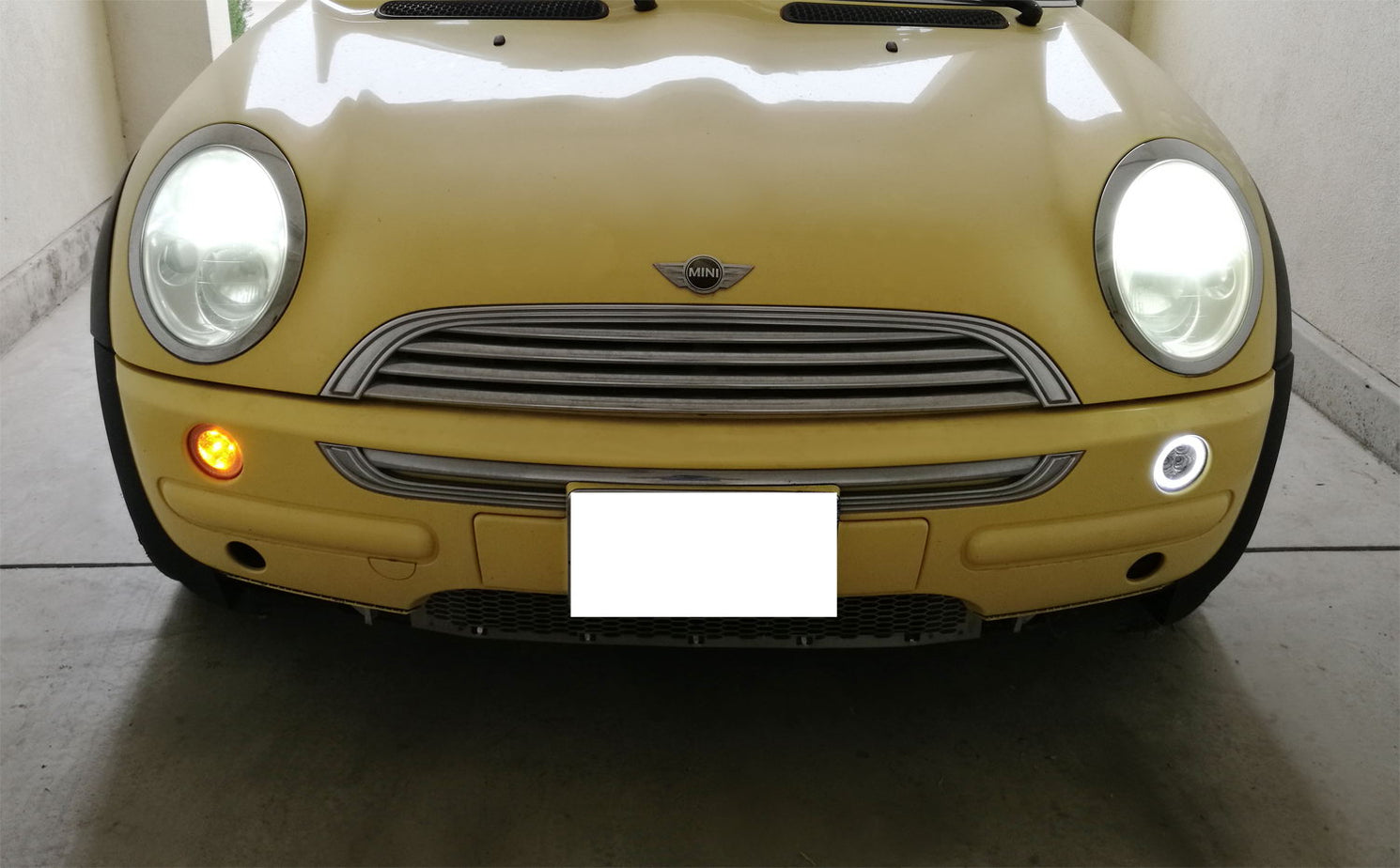 Smoked Lens Full LED Halo Turn Signal Light Assembly For MINI Cooper R ...