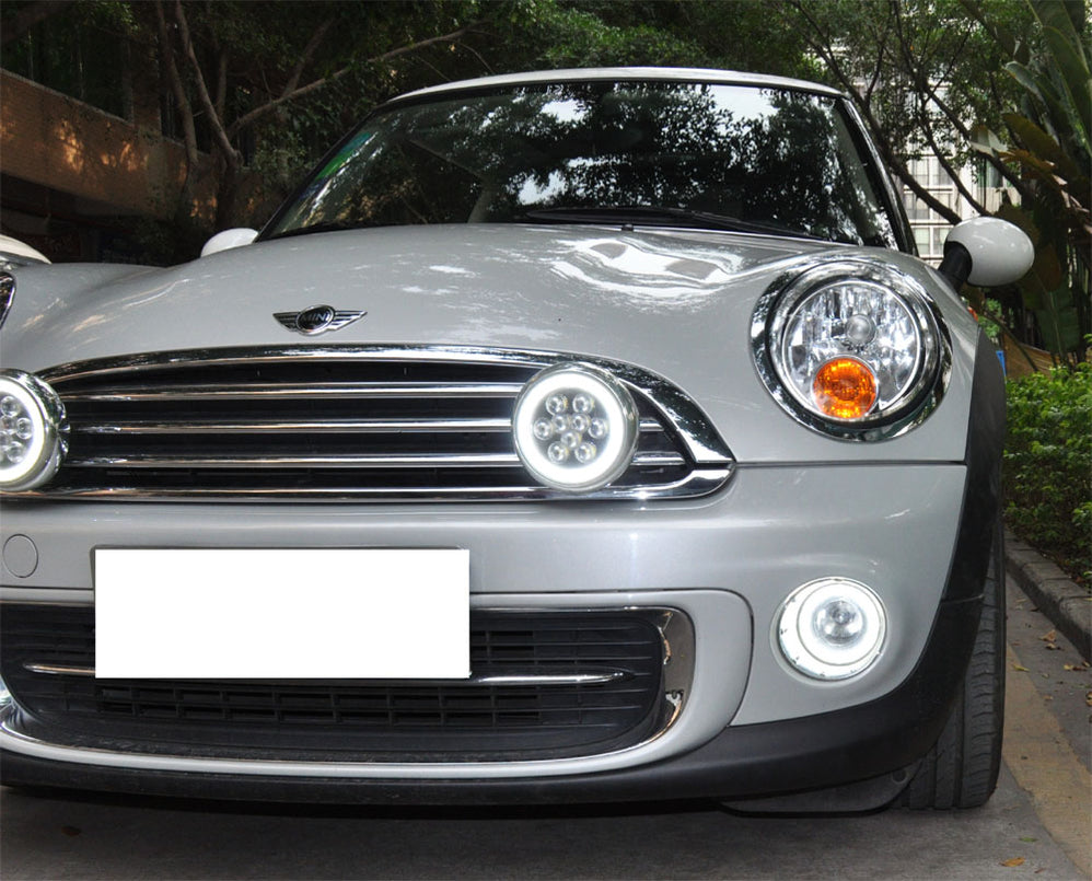 LED Rally Driving Lights Halo Ring Daytime Running Lamps For MINI Coop ...