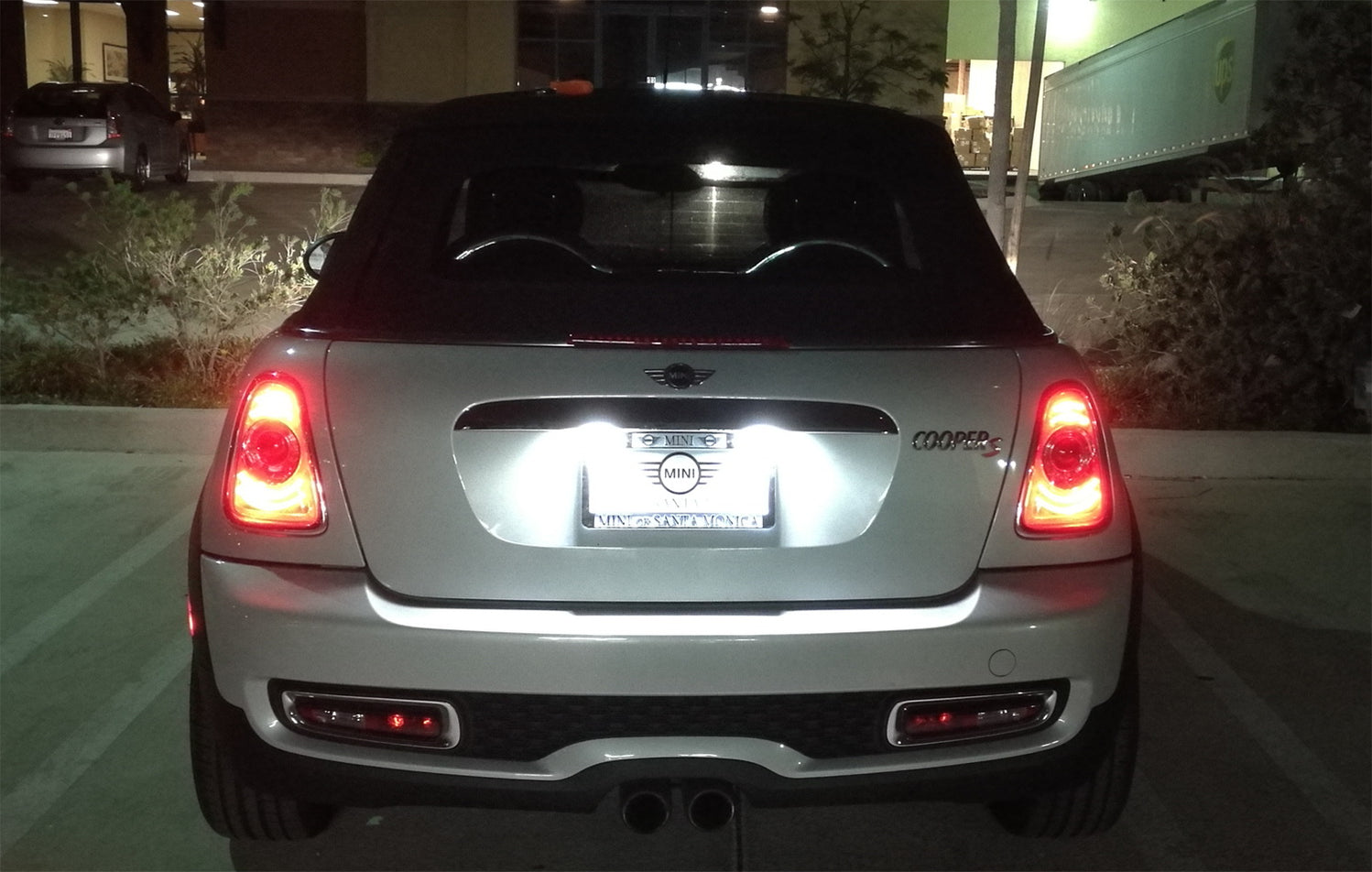 Direct Fit White LED License Plate Lights Lamps For MINI Cooper R56 R5 ...