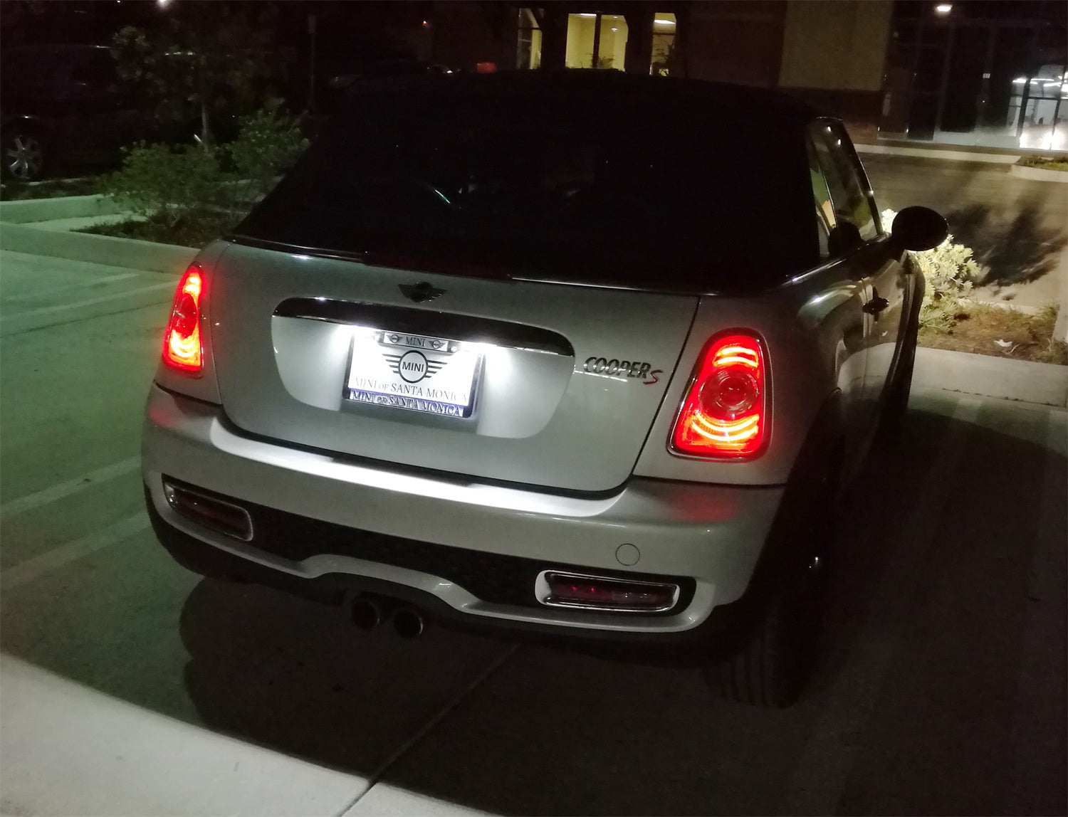 Direct Fit White LED License Plate Lights Lamps For MINI Cooper R56 R5 ...