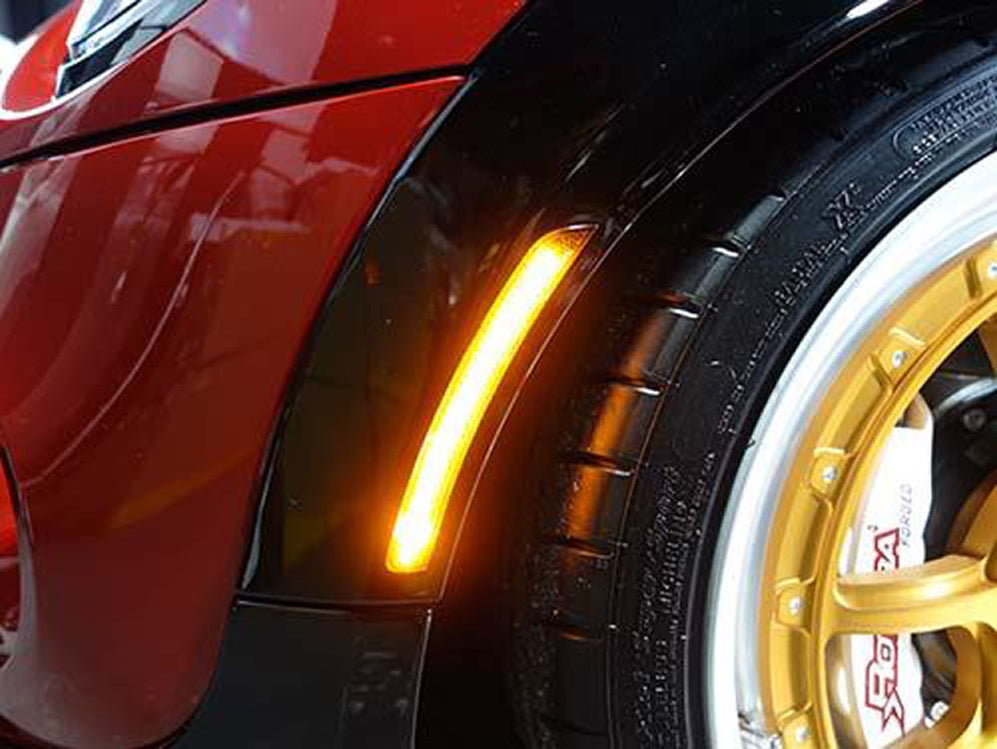 Smoke Lens Amber/Red Full LED Side Marker Light For Gen3 MINI Cooper ...
