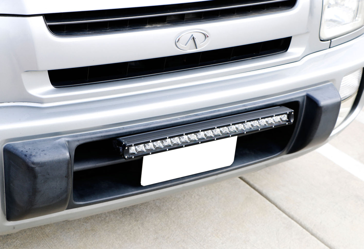 Miniature Front Bumper License Plate Mount Bracket Holder For Off-Road ...
