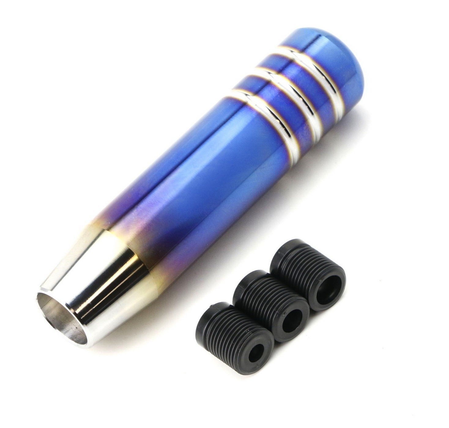 JDM Burnt Neo-Chrome Titanium Finish Shift Knob Stick For 4/5/6 Manual ...