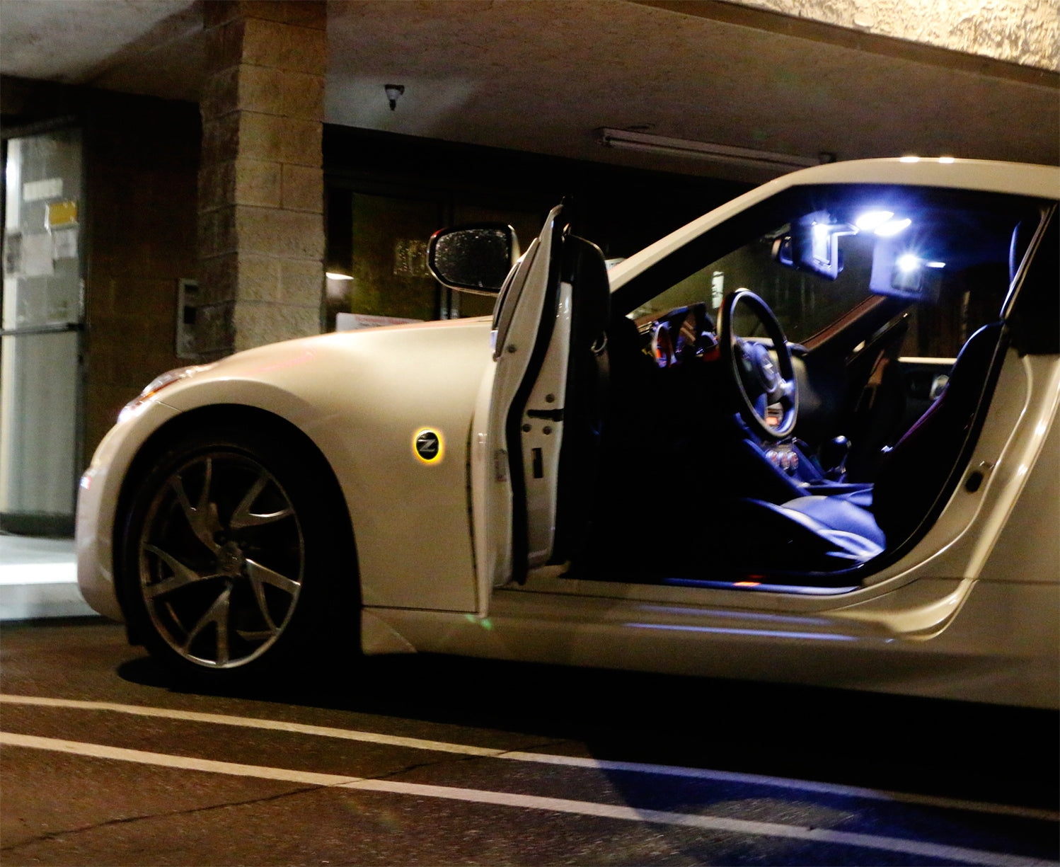 66-SMD Amber Z4 Style LED Illuminating Rings For Nissan 350Z 370Z Side ...