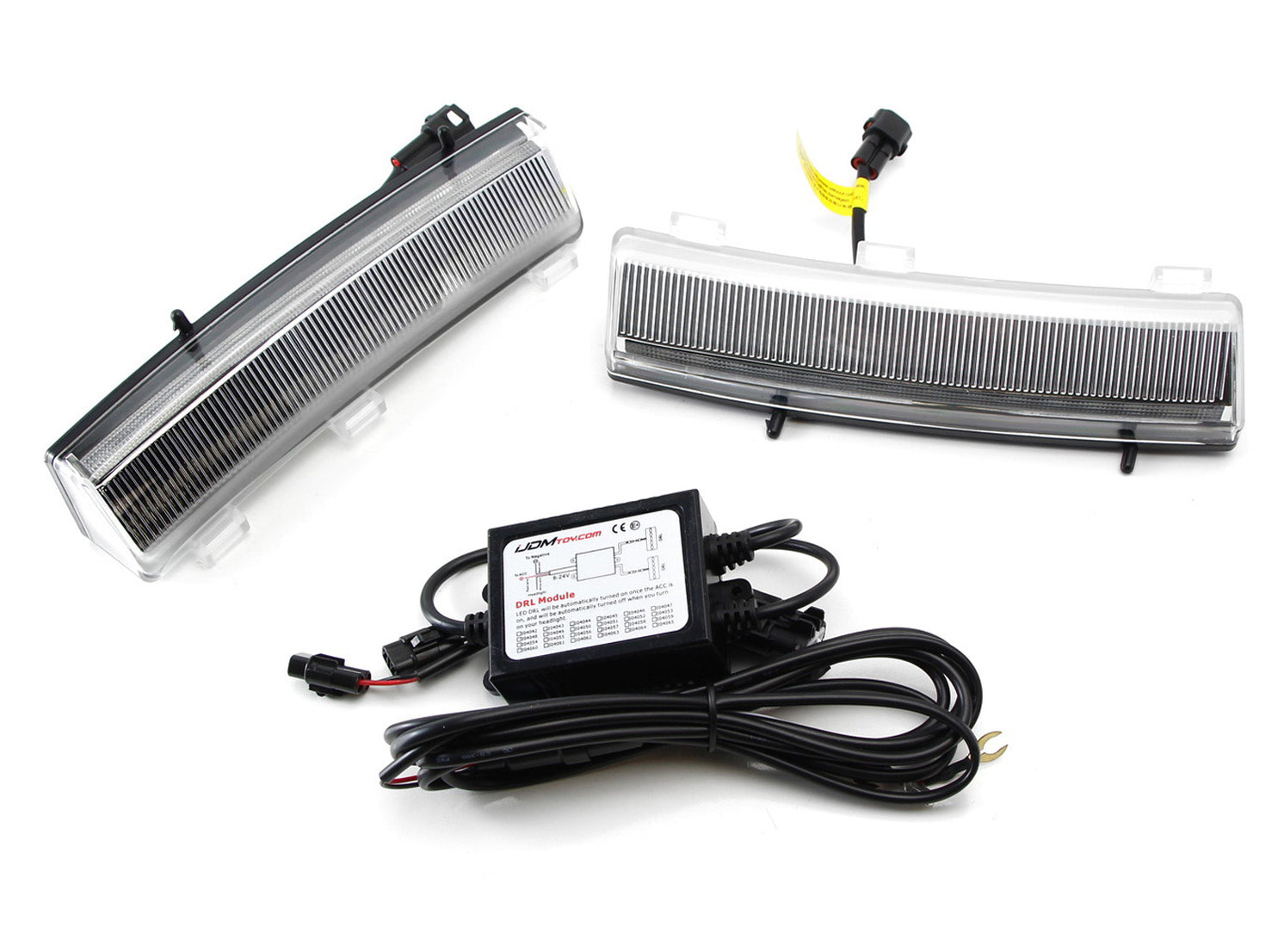 Direct Fit 370Z Style White LED Daytime Running Lights For 06-09 Nissa ...
