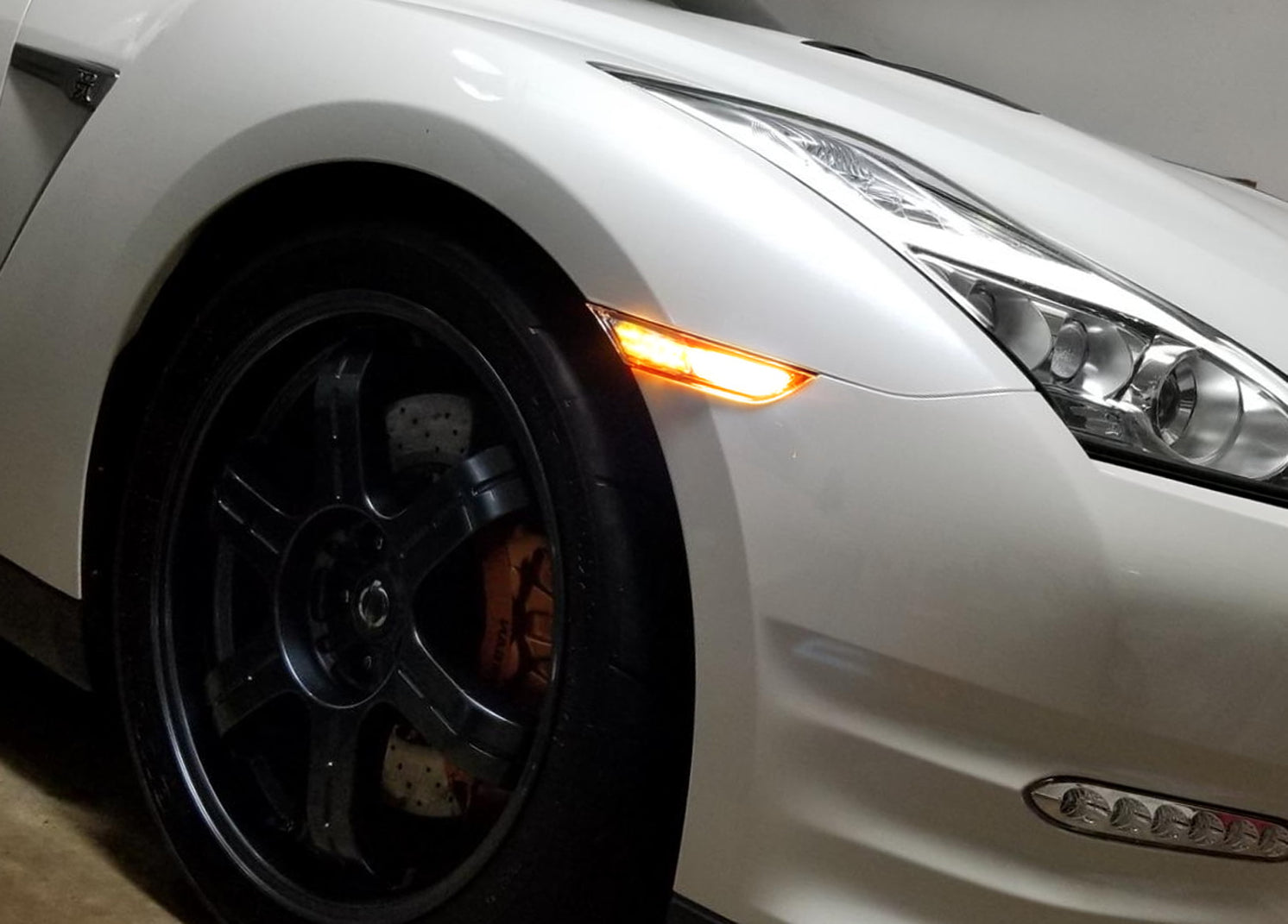 Smoked Lens 3D Amber Full LED Front Side Marker Light Kit For 2007-22 ...