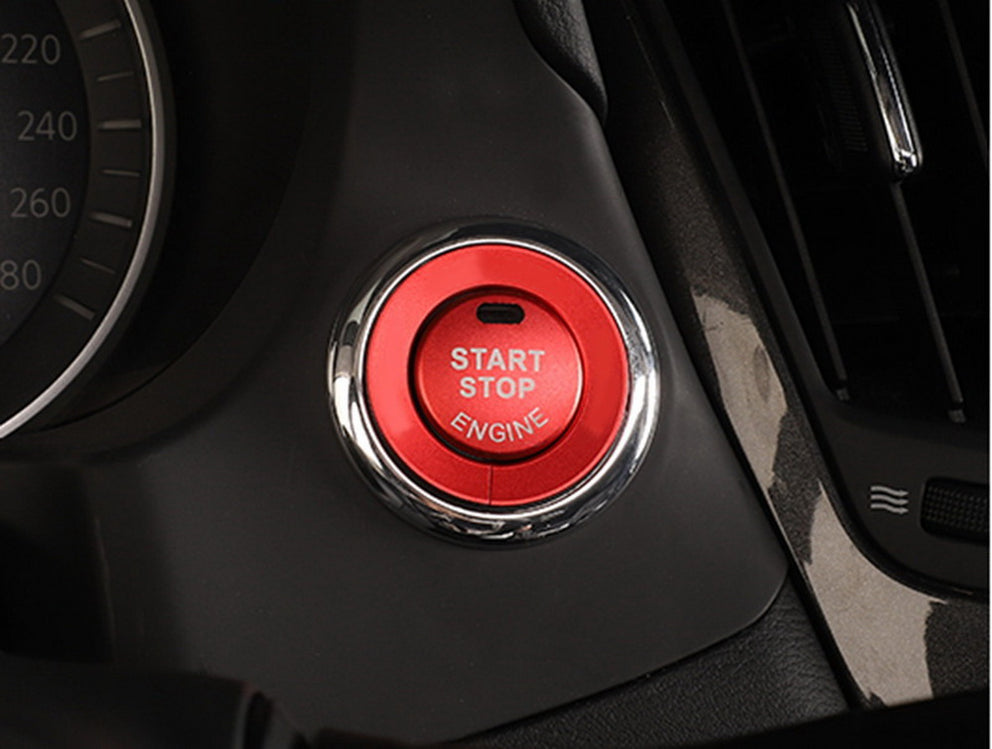 Engine Start/Stop Push Start Button Cover&Ring For Nissan Infiniti Q50 ...