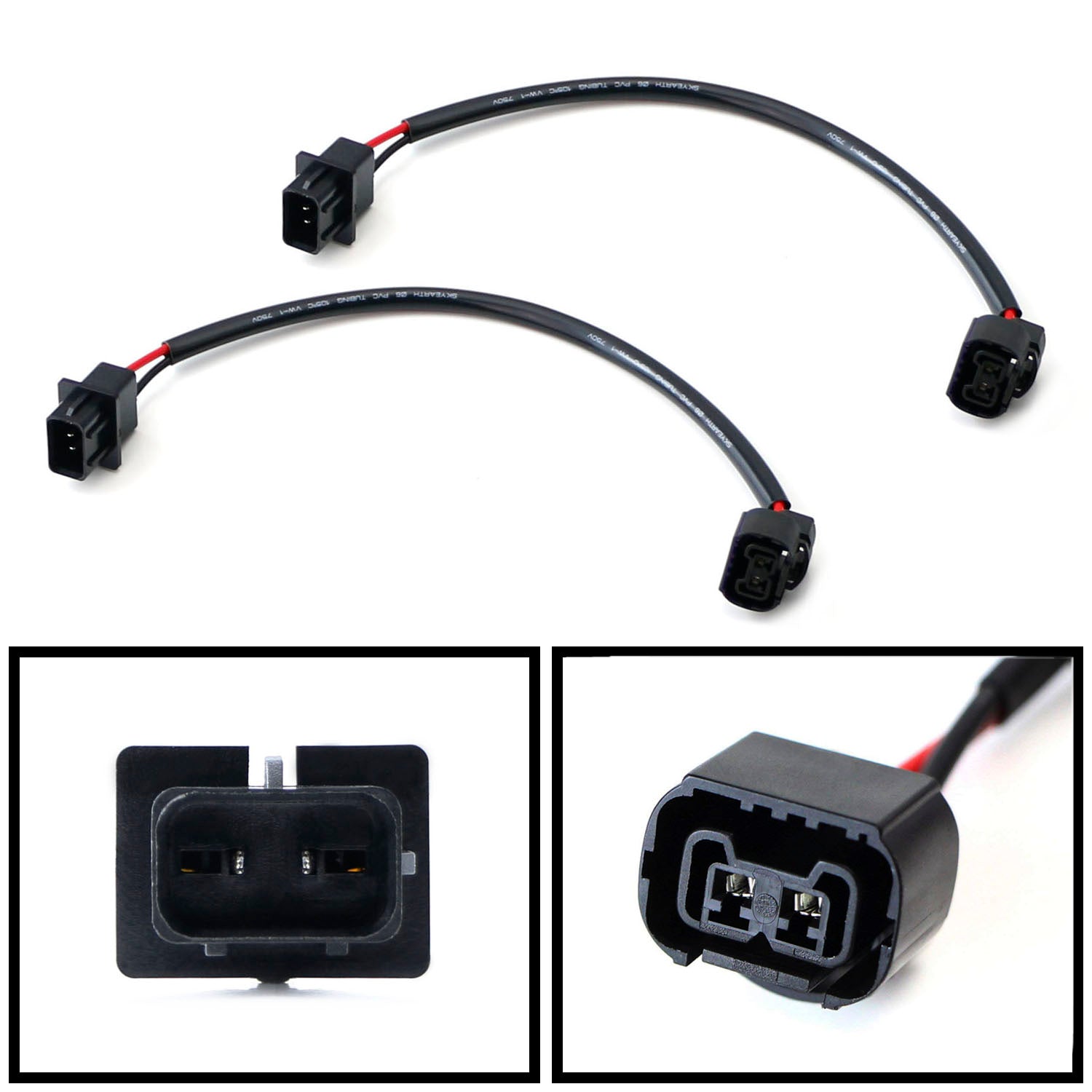 P13W 12277 Extension Wire Harness Sockets For Daytime Running Driving ...