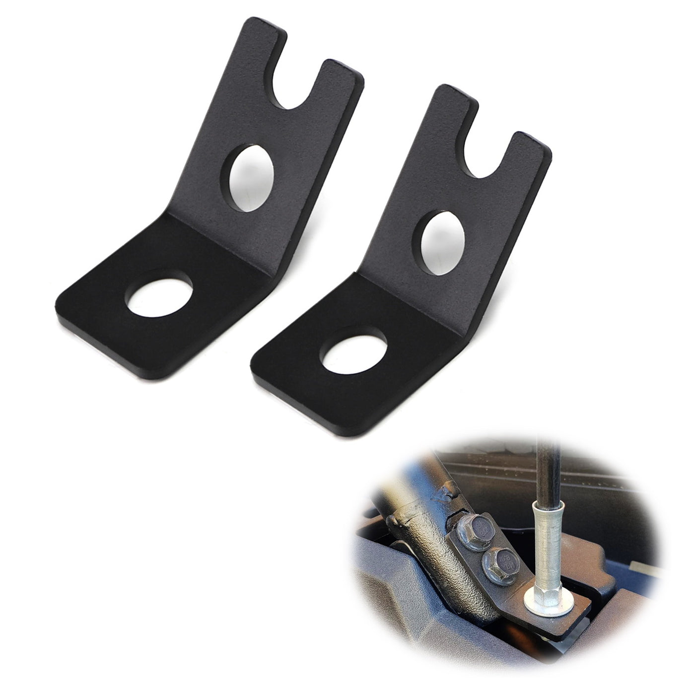 LED Backup/Reverse Lights Mounting Brackets For 14-up Polaris RZR XP 1 ...