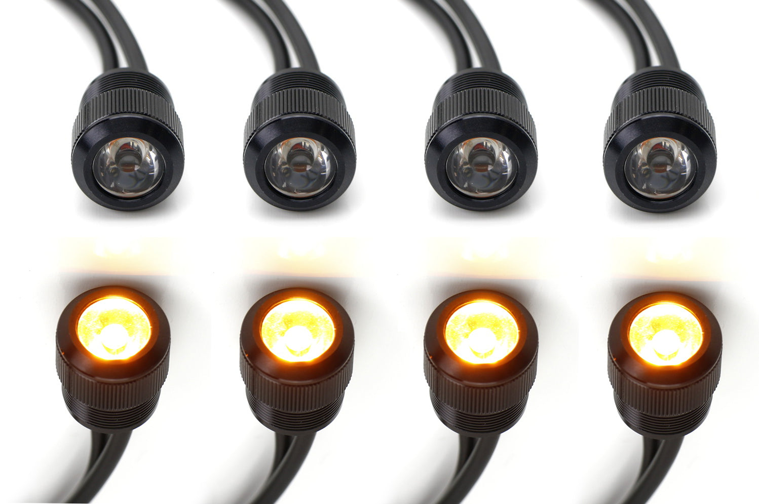 4pc Raptor Style 3W LED Grille Lighting Kit For Toyota FJ Cruiser 4Run ...